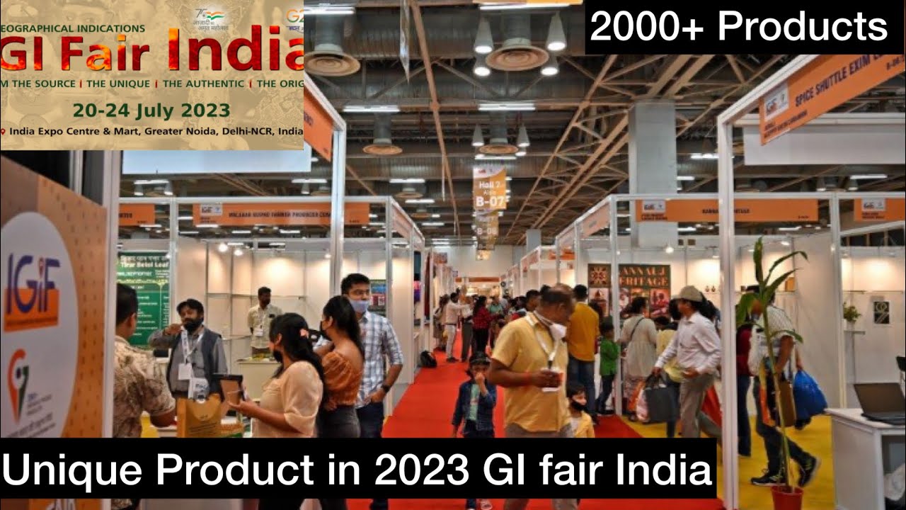 GI Fair India 2023 Unique Products | India Expo Mart - mice showcase